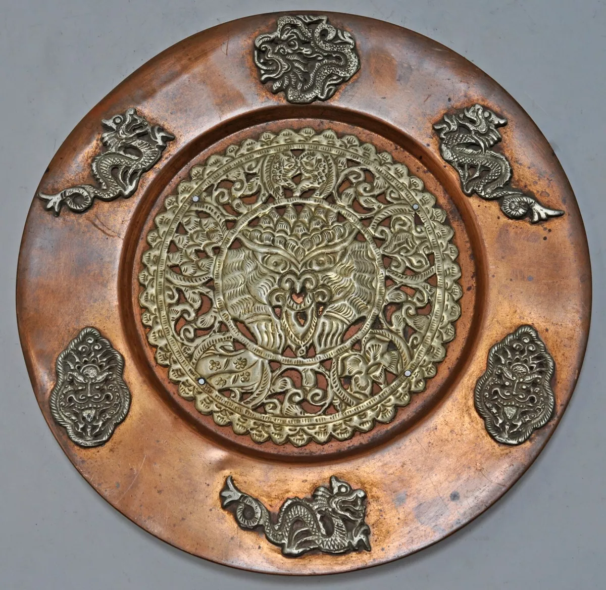 Antique Brass Plate