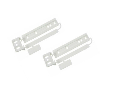 2 x UNIVERSAL Integrated Fridge & Freezer Door Mounting Bracket Fixing ...