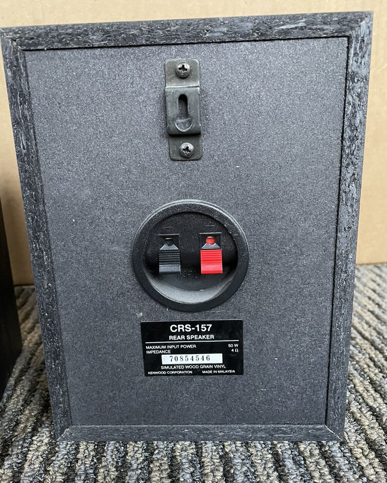 (1) KENWOOD CRS-157 Black Rear Replacement SPEAKER | eBay