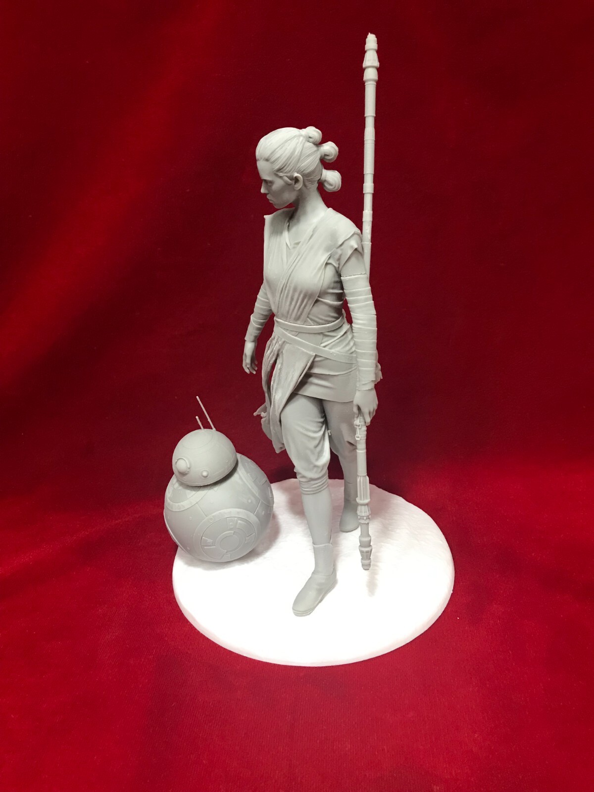 Star Wars - Rey "The Scavenger"- Fan Art - Resin Model Kit - 1/8 - 1/6 ...