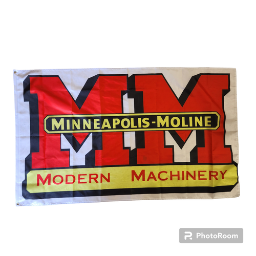 Collectible Antique for Minneapolis Moline MM Modern Machinery Flag 3 ...