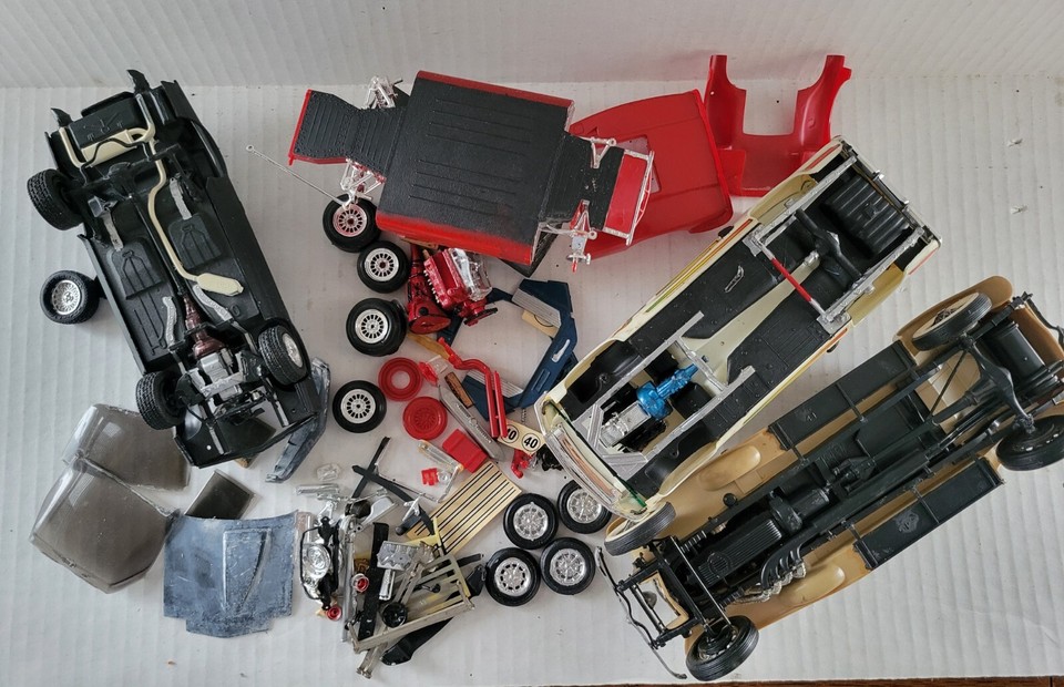 VINTAGE MODEL CAR JUNKYARD FORD MARK IV SHELBY AMT MPC KNIGHT RIDER ...