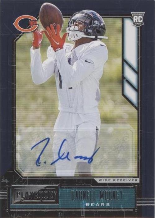 2020 Panini Playbook - Rookies Darnell Mooney #192 Signatures (AU, RC ...