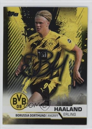 2020-21 Topps BVB Borussia Dortmund Mega Tin Yellow /150 Erling Haaland ...