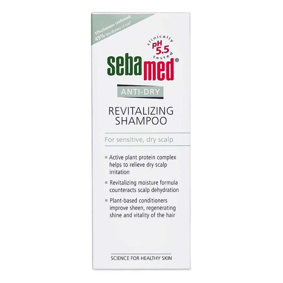 SebaMed Anti-Dry Revitalizing Shampoo PH5.5 For Healthy Shine Hair ...