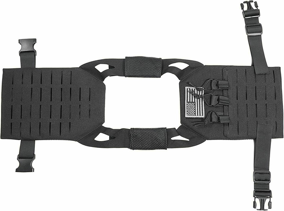 Outdoor CS Tactical Molle Protective Vest for Kids Airsoft Combat Plate ...