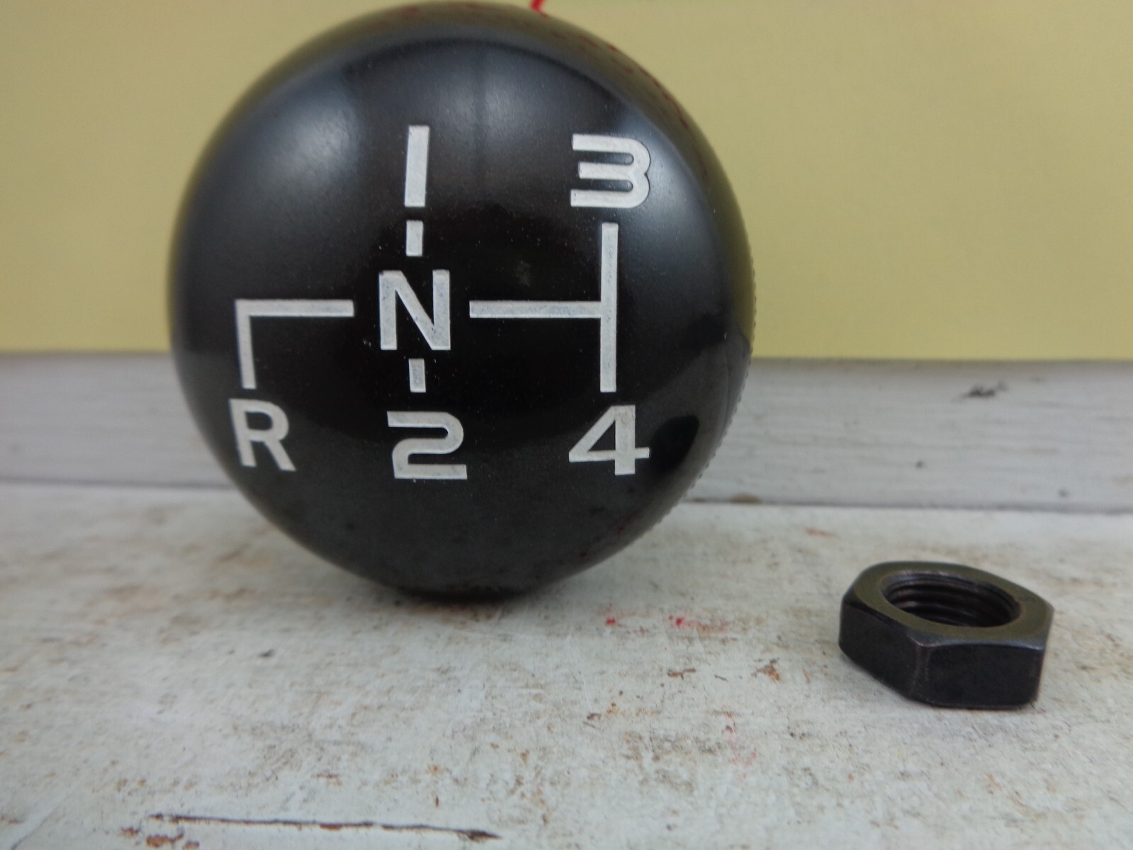 GM GMC Truck 4 Speed SM420 Trans Shift Knob 2.020 OD JEEP 3/8" 24TH W ...
