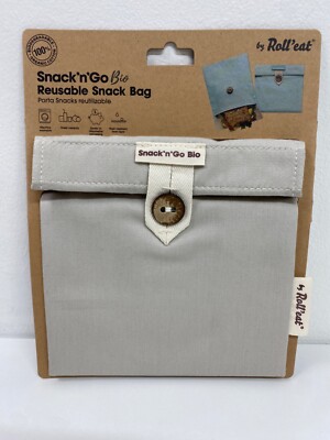 Roll'Eat Snack n Go Bio, Reusable snack bag, lunch bag, Camping Picnic ...