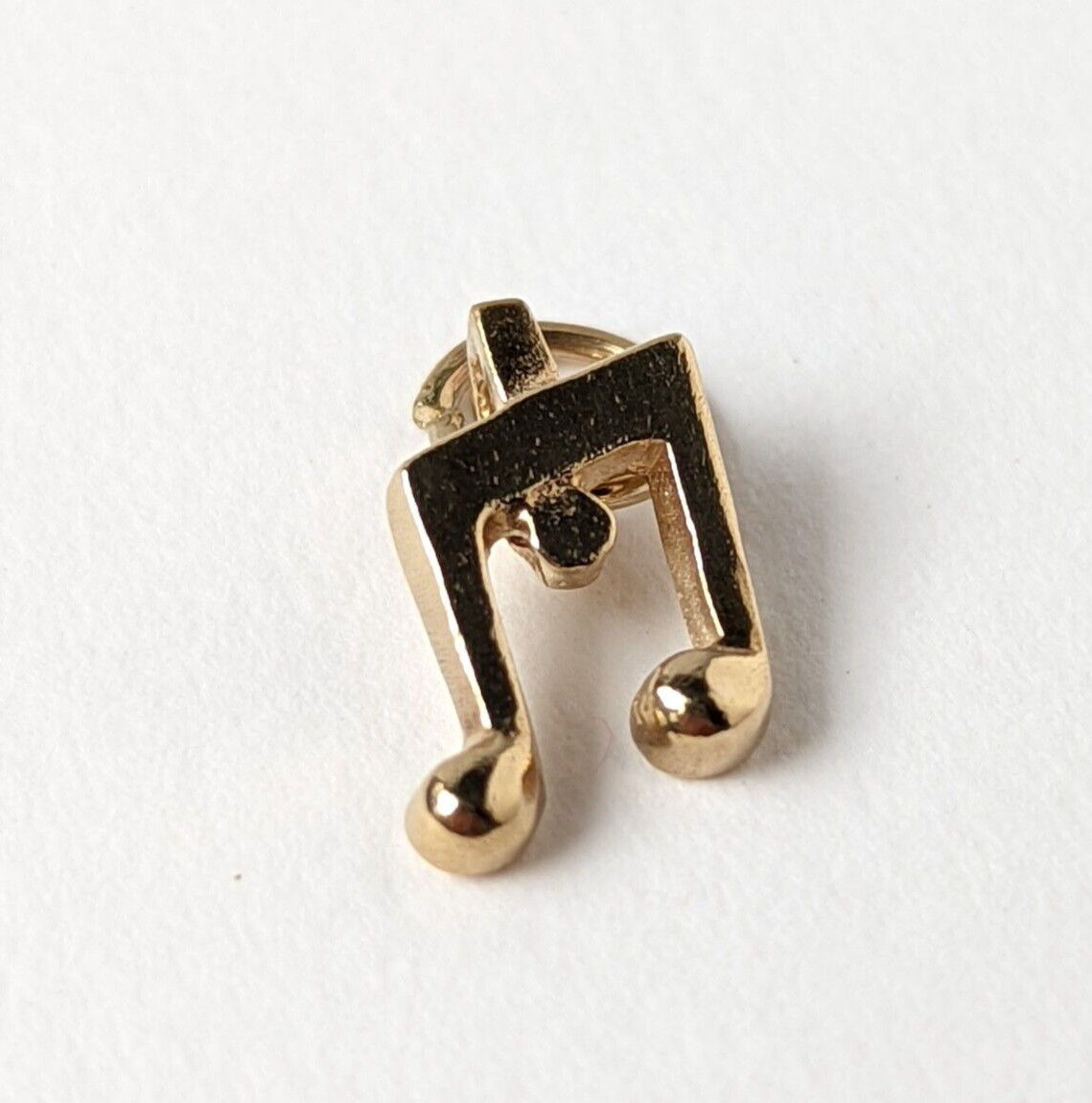 Vintage Musical Note 9ct Yellow Gold Charm Pendant Ei… - Gem