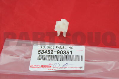 Genuine Toyota Hood Support Clamp 53452-90351 Front | 5345290351 ...