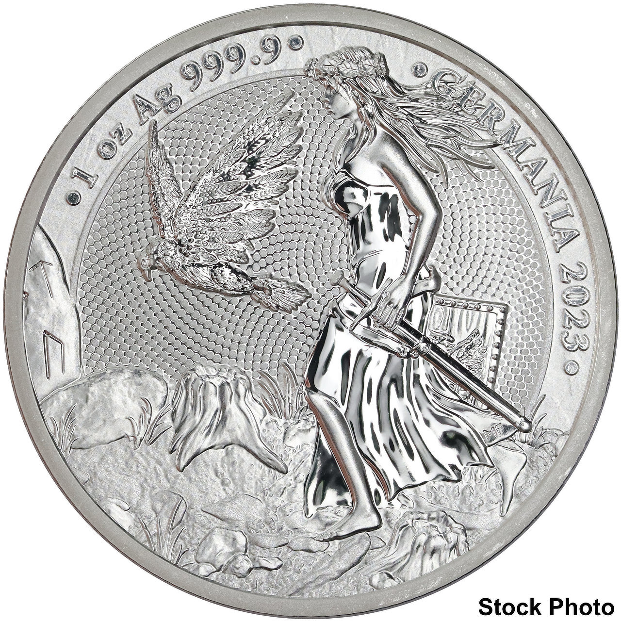 2023 Germania Mint Lady Germania 5 Mark 1 oz .999 Fine Silver Round | eBay