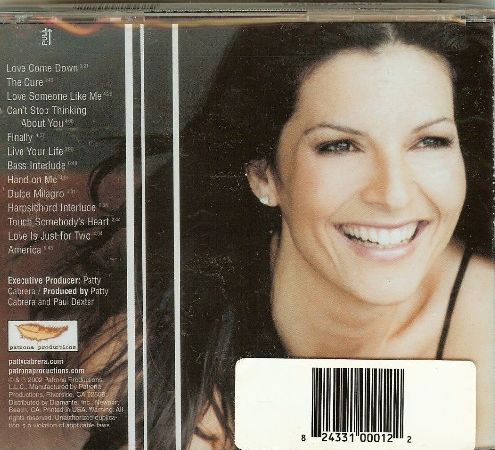 Patty Cabrera Love Someone Like Me CD From Patrona Productions 2002 ...