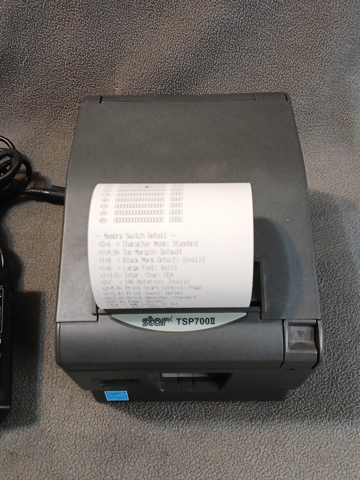Star Micronics High Speed POS Thermal Receipt Printer with Power Supply ...