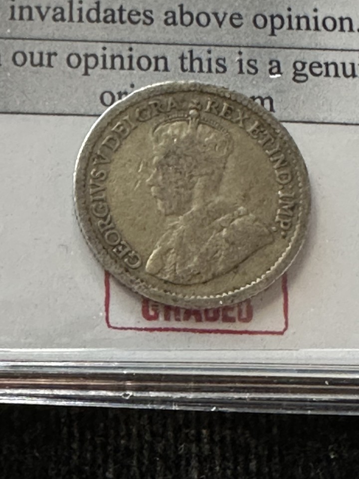 1917 Coin Mart Graded Canadian Five Cent**VG-8** | eBay UK