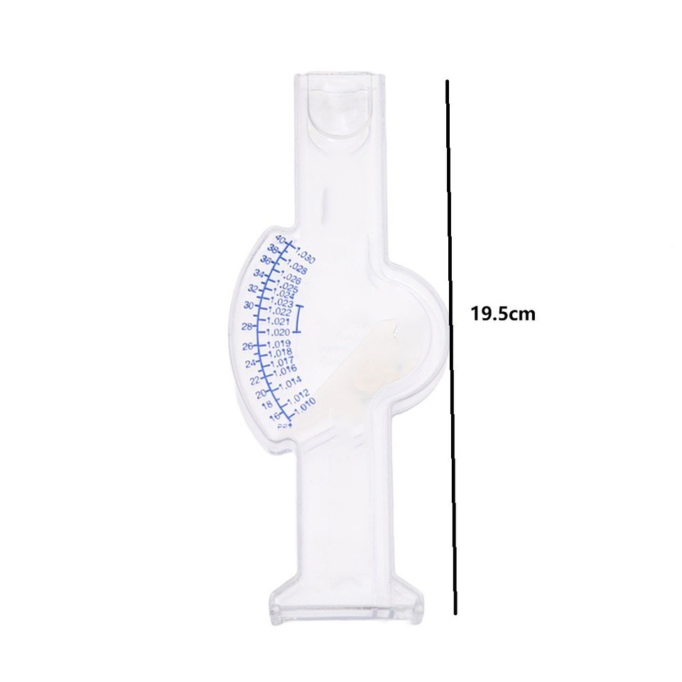 Saltwater and Marine Aquarium Hydrometer Test Tool for Salinity and ...