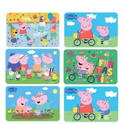 Peppa Pig Children's Placemat 43 x 28 cm Kids Wipe Clean Table Mat ...