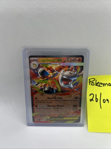 Mega Camerupt ex 022/132 - Mega Evolution English - Pokemon TCG NM/M ...