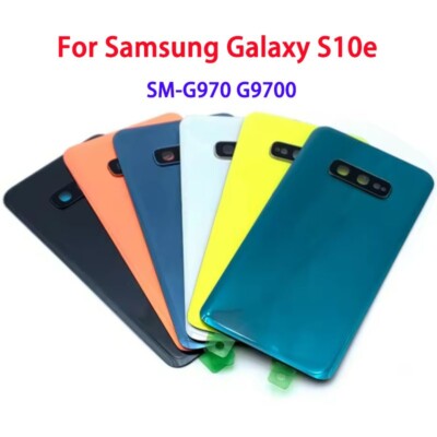 For Samsung Galaxy S10e SM-G970 G9700 Rear Housing Glass Back Batterry ...
