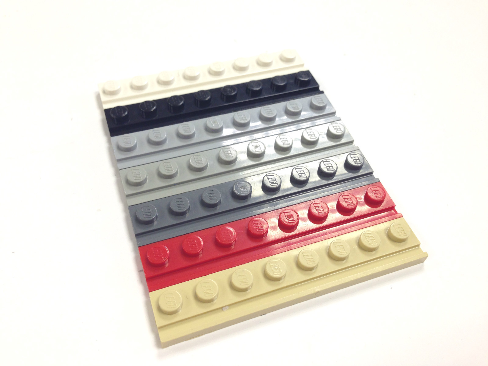 LEGO 4510 1X8 Plate with Door Rail - Select Colour - Pack Size - S12 | eBay