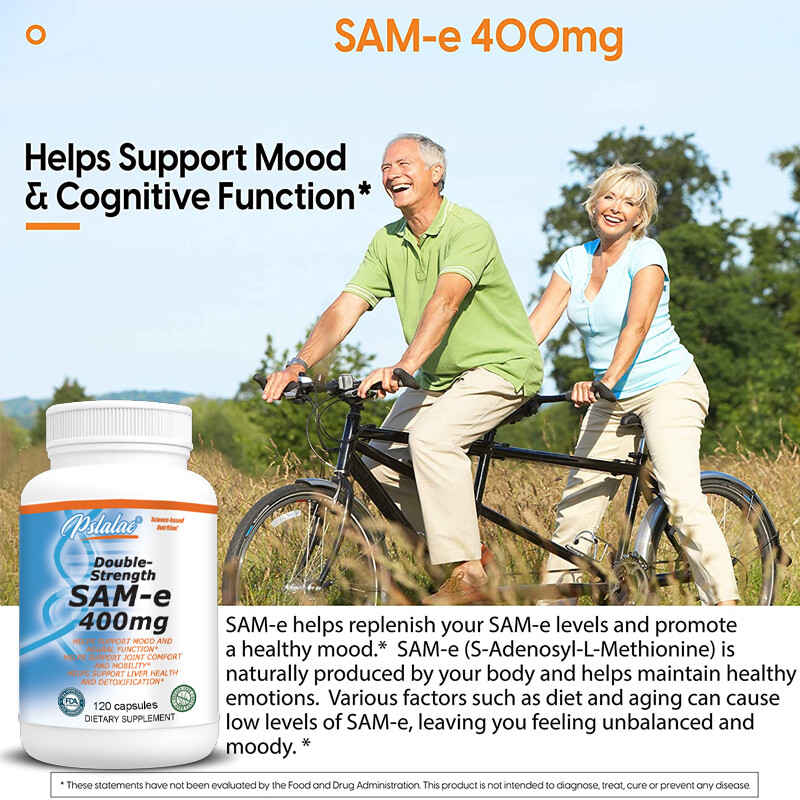 SAM-e 400mg - Brain & Nervous System Health, Liver Cleansing, Positive ...
