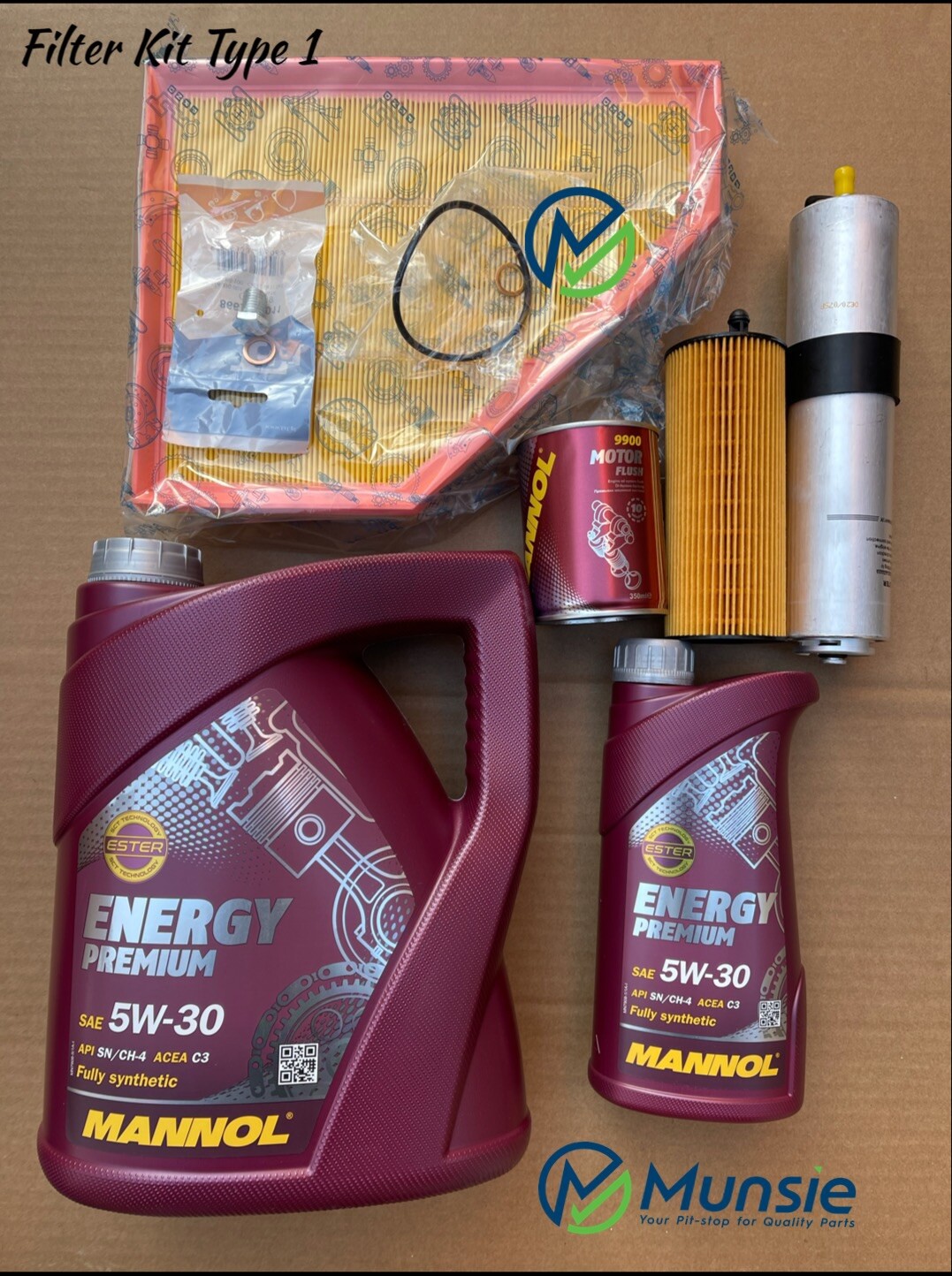 BMW 3 Series E90-E91-E92-E93 (N47 Diesel) 3 Filter Service Kit, OIL ...