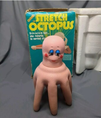 Rare Vintage Stretch Armstrong Olivia The Octopus 1970's Kenner With ...