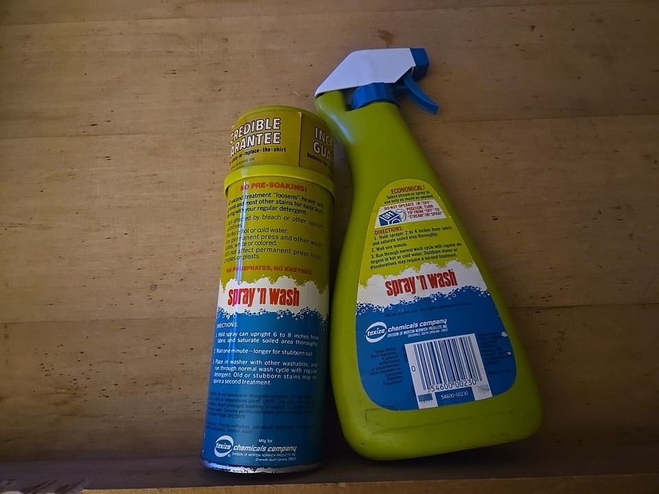VTG Spray N Wash Laundry Stain Fighting Spray Lot 1980 Movie Prop | eBay