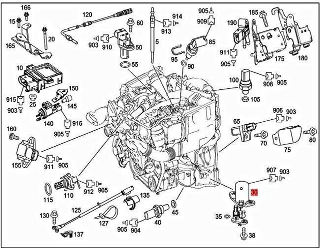 MERCEDES BENZ OEM Sensor A0009050401 Engine Oil Level for sale online ...