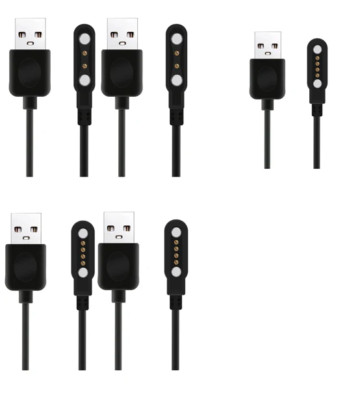 2/4-Pin Universal USB Charging Cable Magnetic Charger Smart Watch 7 ...