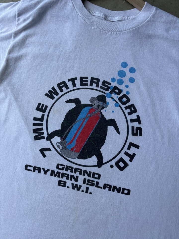 Vintage 90s Watersports Graphic tee size M | eBay