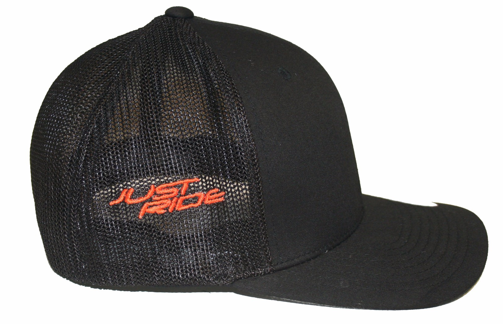 CUSTOM MX NUMBER PLATE HAT JUST RIDE FLEXFIT CAP MOTO MOTOCROSS MESH ...