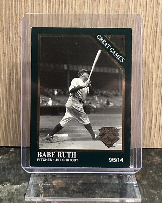 Babe Ruth New York Yankees 1995 Conlon TSN #1405 | eBay