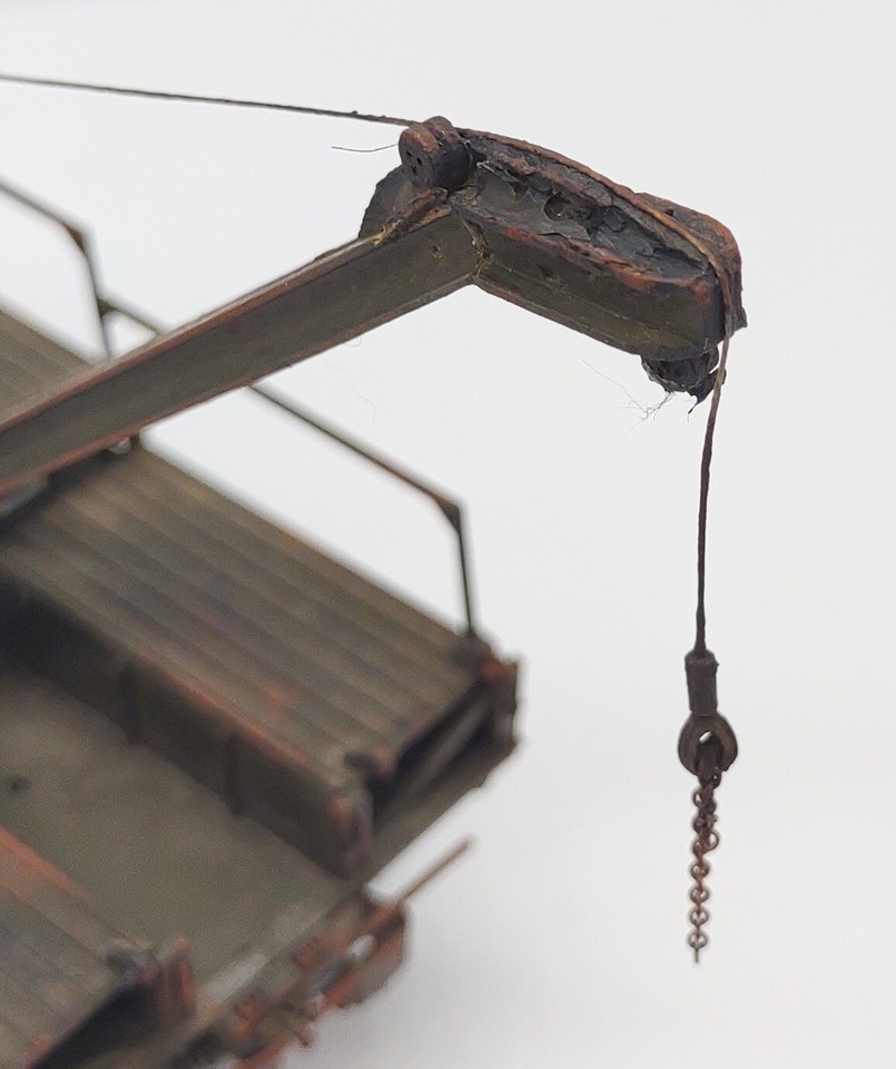 Rough 1:40 Scale Built Painted Plastic Model US M35 Wrecker Recovery ...