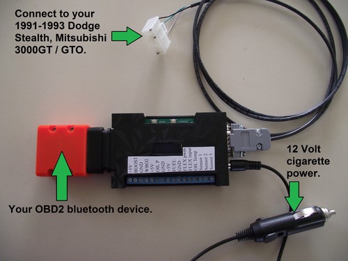 1990-1993 Mitsubishi 3000GT / GTO, Dodge Stealth OBD1 to OBD2 | eBay