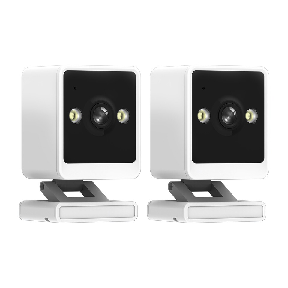 2PCS Mini 2MP Indoor Home Security Camera Wireless Baby Monitor Pet ...