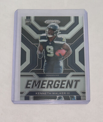 2022 Panini Prizm - Emergent Silver Prizm #E-12 Kenneth Walker III (RC ...