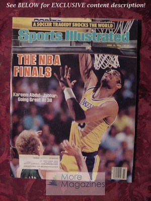 SPORTS Illustrated June 10 1985 KAREEM ABDUL-JABBAR Nancy Lopez Andy ...