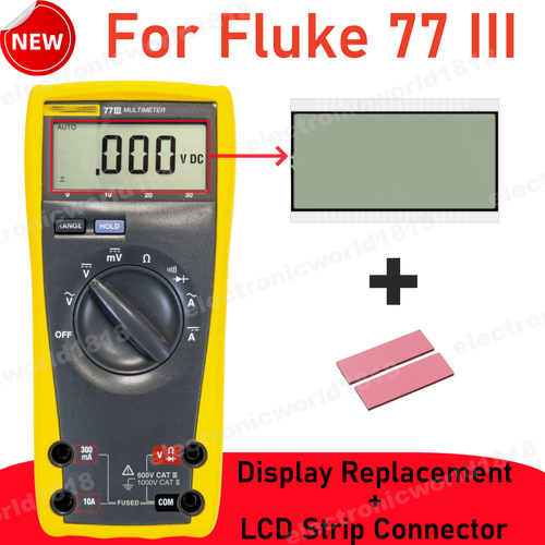 For Fluke 77 III Handheld Digital Multimeters LCD Display Screen Repair ...