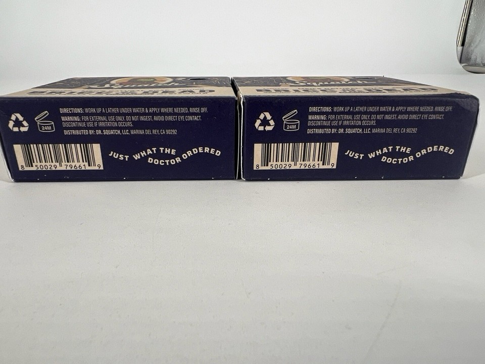 Dr. Squatch Limited Edition Bricc Of The Dead 5 oz Soap **LOT OF 2 ...