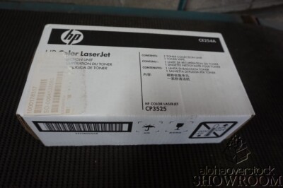 New Sealed Box Genuine OEM HP CE254A Toner Collection Unit CP3525 CE254 ...