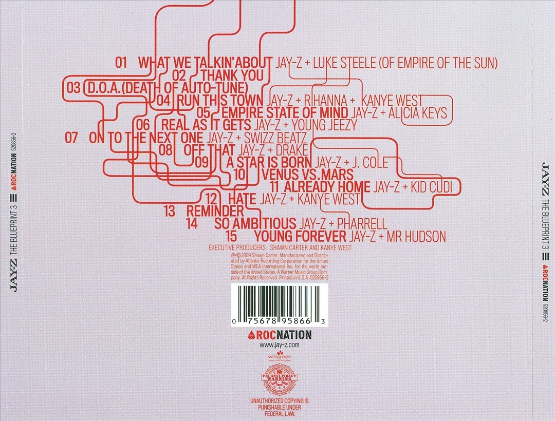 JAY-Z - THE BLUEPRINT 3 [PA] NEW CD 75678958663| eBay