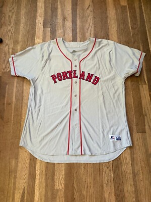 Jeremy Barfield Game Used Portland Sea Dogs Gray Road Jersey Red Sox | eBay