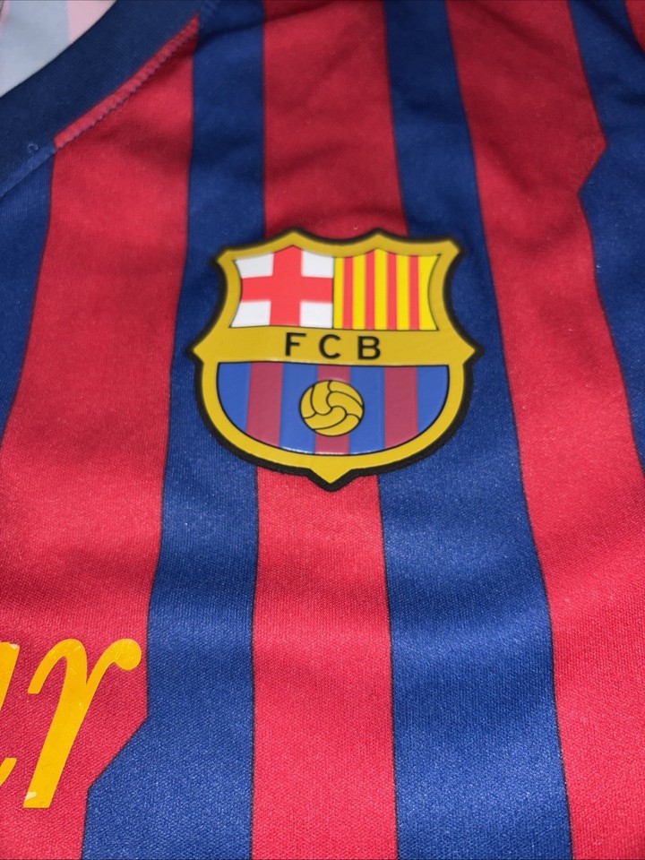Messi 10 unicef Qatar Foundation Saul Jersey L | eBay