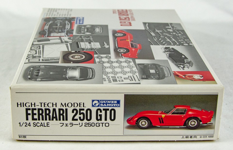 Gunze Sangyo High-Tech Model Ferrari 250 GTO Japan 1:24 Scale Model Car ...