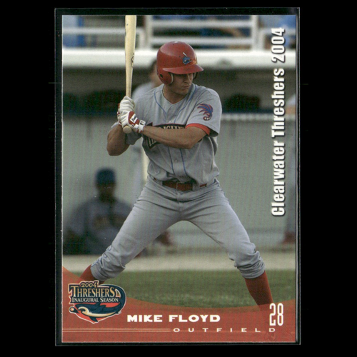 Mike Floyd 2004 Clearwater Threshers Team Set Baseball Card MLB NM | eBay