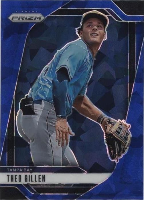 2025 Panini Prizm - Theo Gillen, Theo Gillen #252 Blue Ice Prizm (RC ...