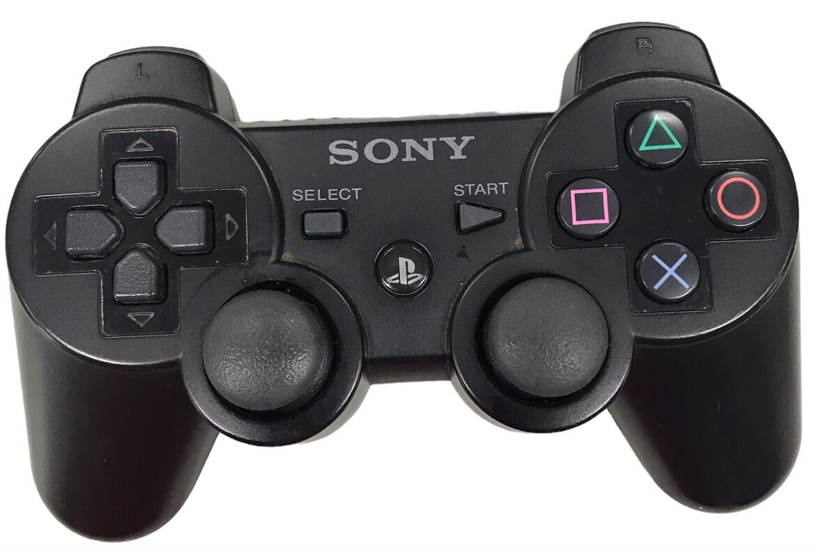 Sony PlayStation 3 PS3 Dualshock Wireless Controller CECHZC2U Black Not ...