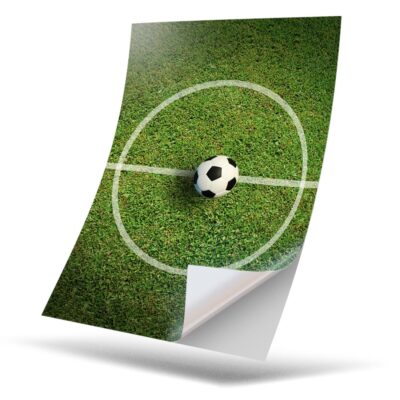 1 x Vinyl Sticker A4 - Football Pitch Soccer Ball Sports Game #8681 ...