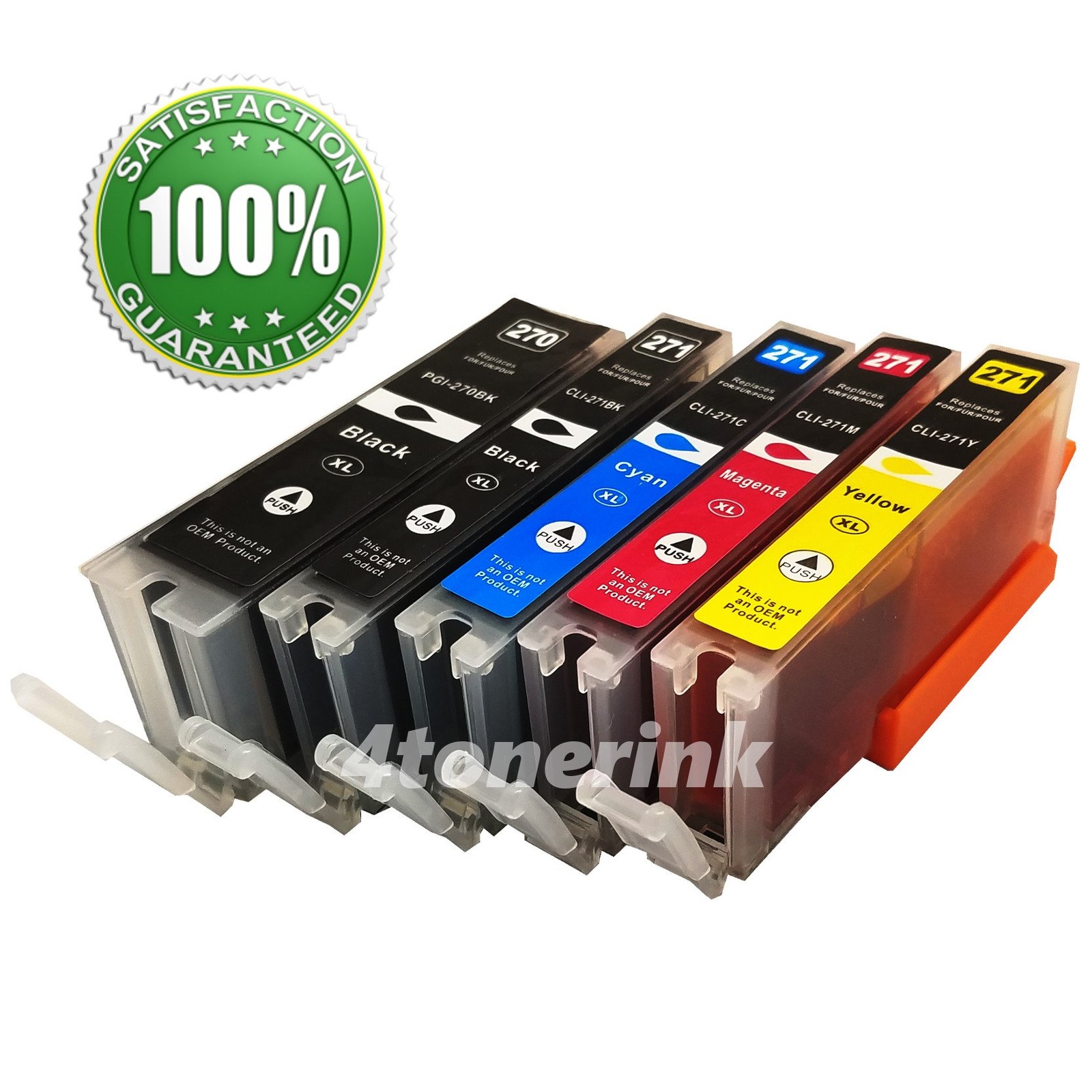 5PK PGI-270 XL CLI-271 XL Ink Cartridges for Canon PIXMA MG5720 MG5722 ...