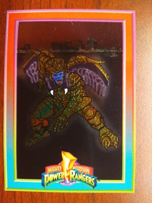 1994 Saban Mighty Morphin Power Rangers Trading Card #2 Goldar LOOK NEW ...